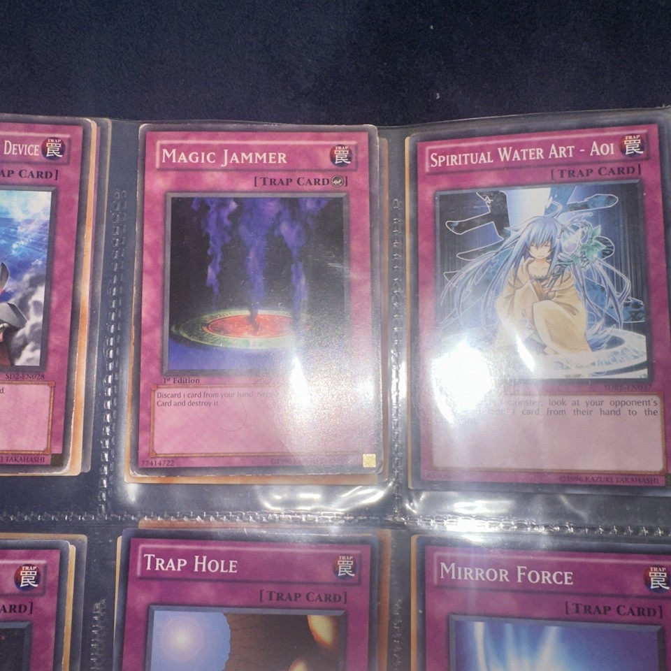 Yu-Gi-Oh! TCG first edition 1996 card a lot of nine trap cards | eBay