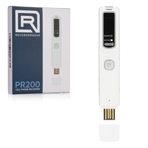 PR200 Cell Phone Call Recording Device, Bluetooth Enabled, iPhone and ...