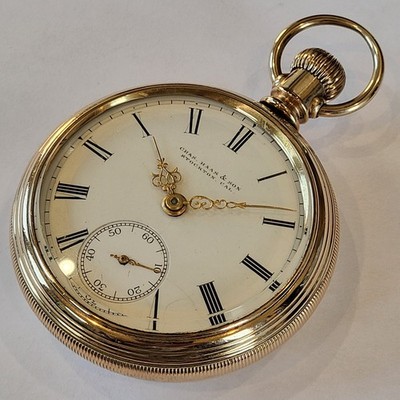 G65 1891 AWESOME 18s WALTHAM model 1883 14k GOLD FILLED RUNS A+ ...