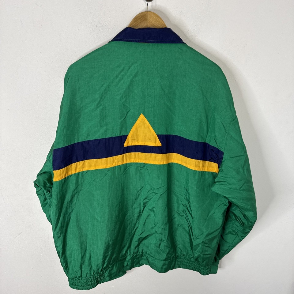 Vintage 80s Green Windbreaker Men L Colorblock Nylon The Men’s Store 44 ...