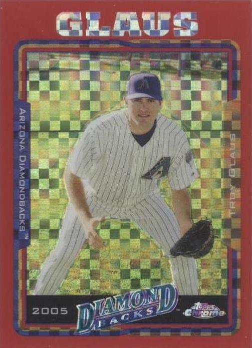 2005 Topps Chrome - Troy Glaus #381 Red X-Fractor /25 for sale online ...