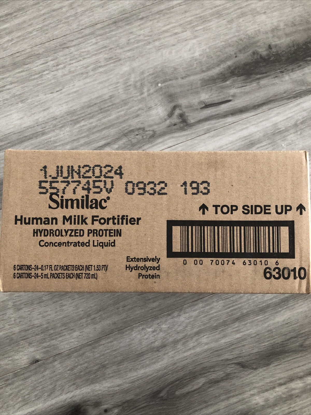 Similac Human Milk Fortifier Concentrate Liquid 144 Packets of 5 mL ...