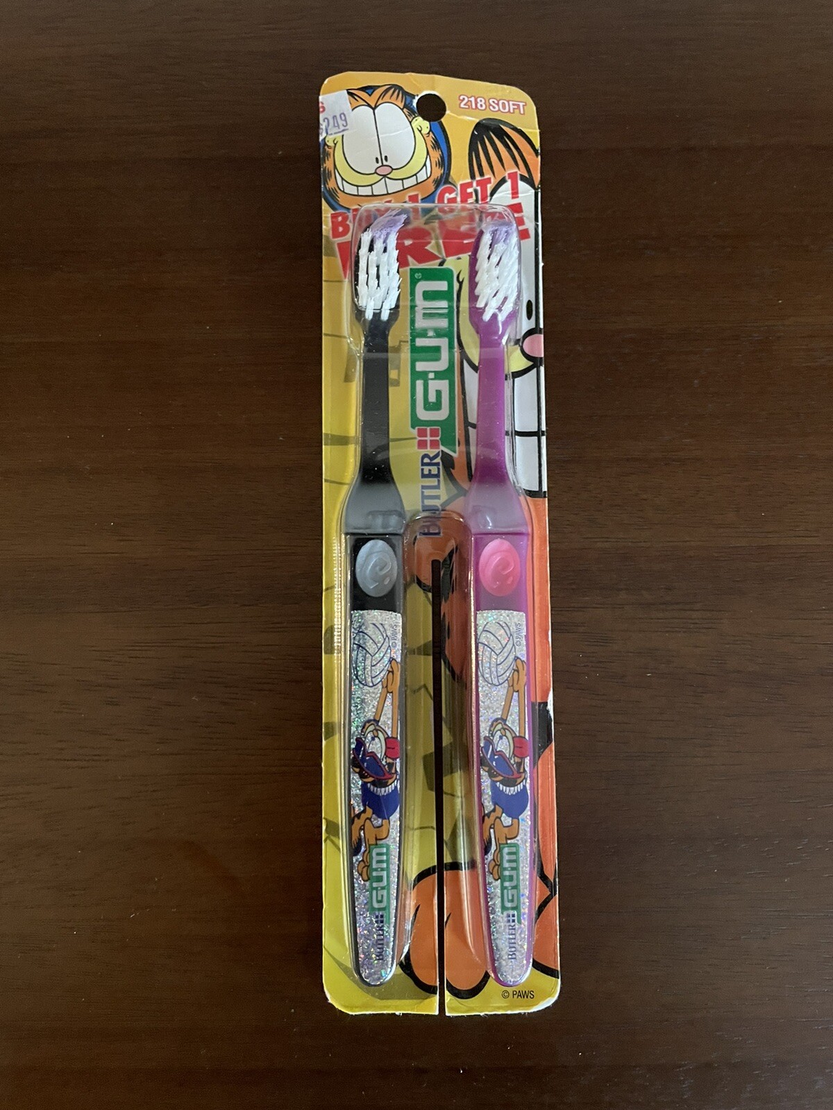 Vintage Vintage Garfield GUM Brand Kid's Holographic 90s Toothbrush ...