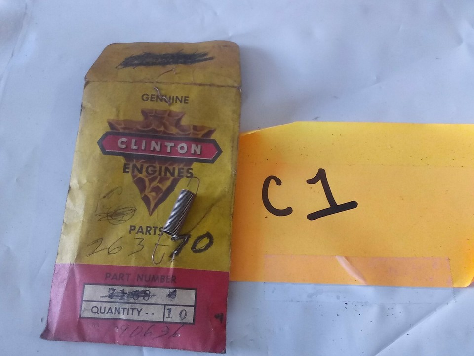 New Clinton air cooled gas engine spring # 90636 new part number 263-70 ...