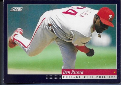 1994 Score Philadelphia Phillies Baseball Card #293 Ben Rivera EX | eBay
