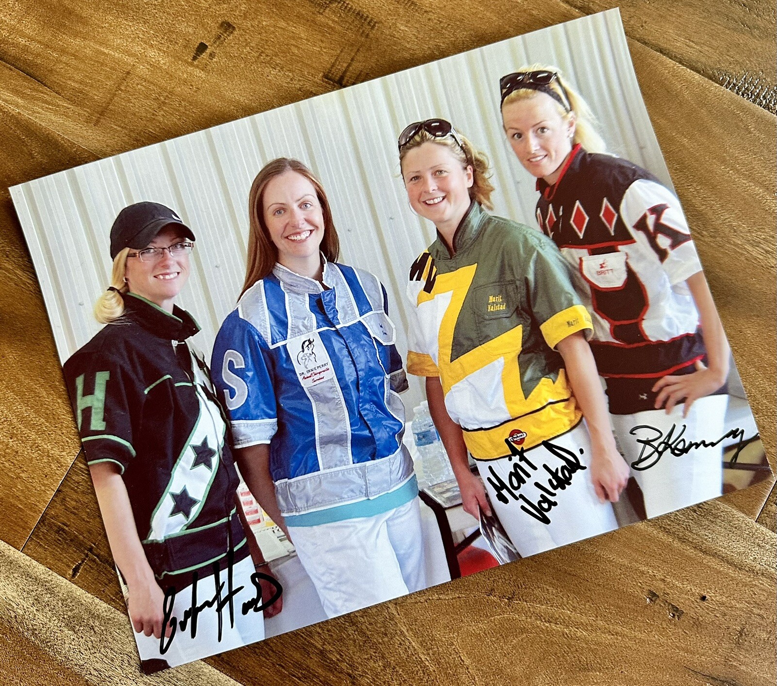 BRITT KENNEDY MARIT VALSTAD ANNE LENE SIGNED PHOTO 2013 CANADIAN HORSE ...