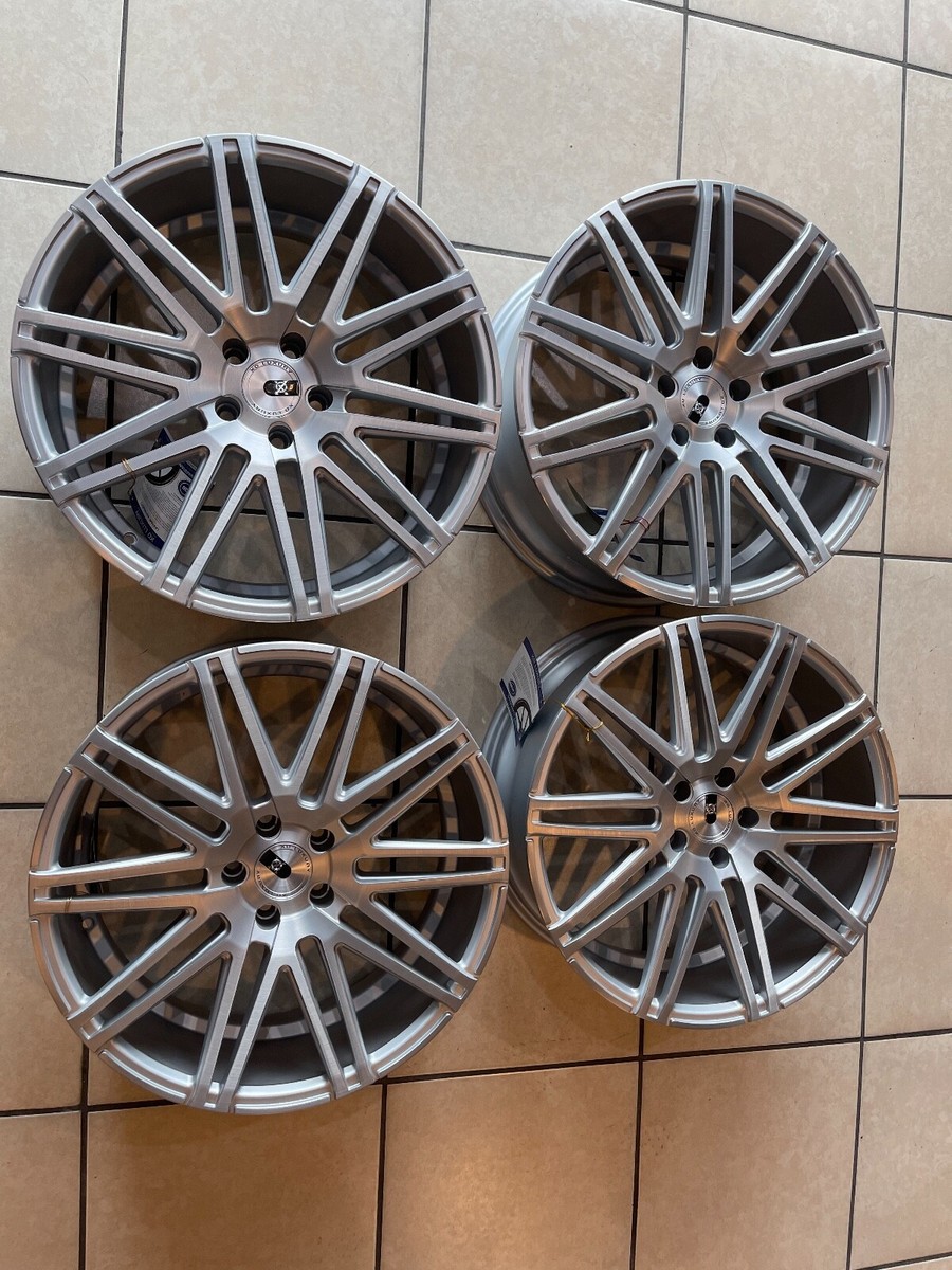 Xo Wheels Milan Silver Niche M164 ANZIO Gloss Black 22x9 +38 5x112mm