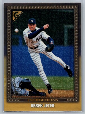 1998 Topps Gallery Pre-Production Exhibitions #PP4 Derek Jeter - HOF NM ...