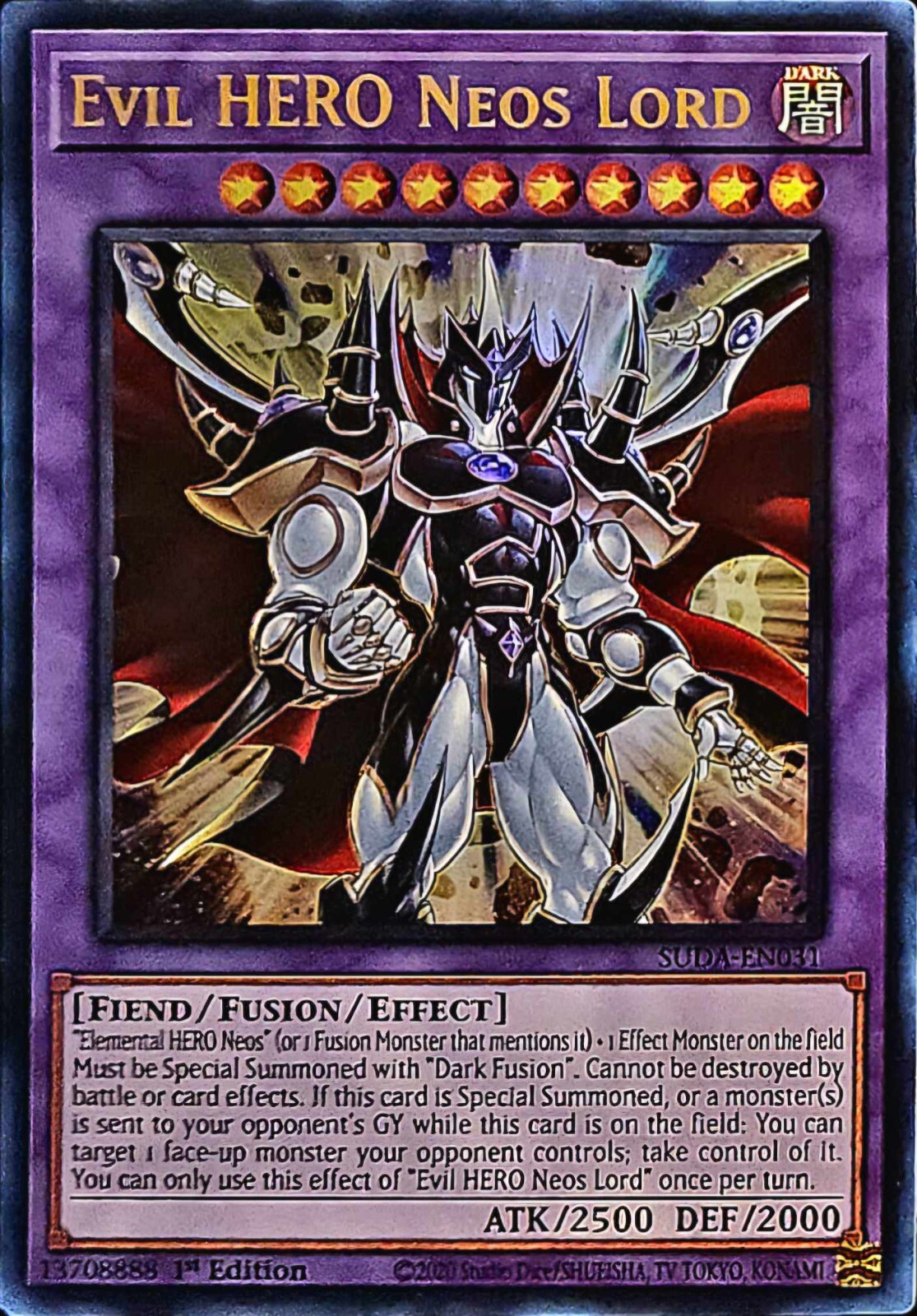 Evil HERO Neos Lord SUDA-EN031 | eBay