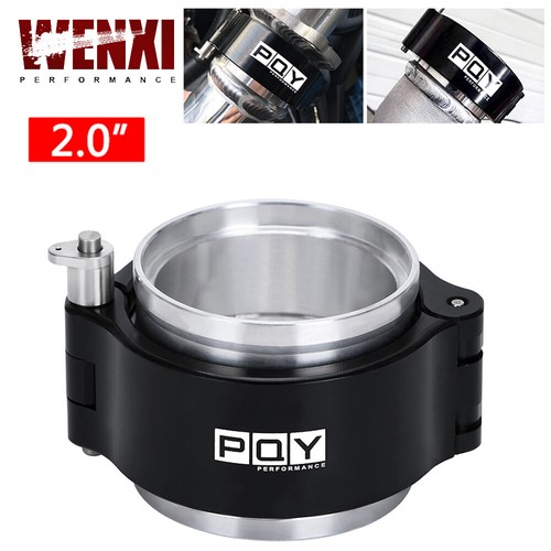 BILLET Aluminum 2" Inch Intercooler Pipe Intake Clamp Quick Release V ...