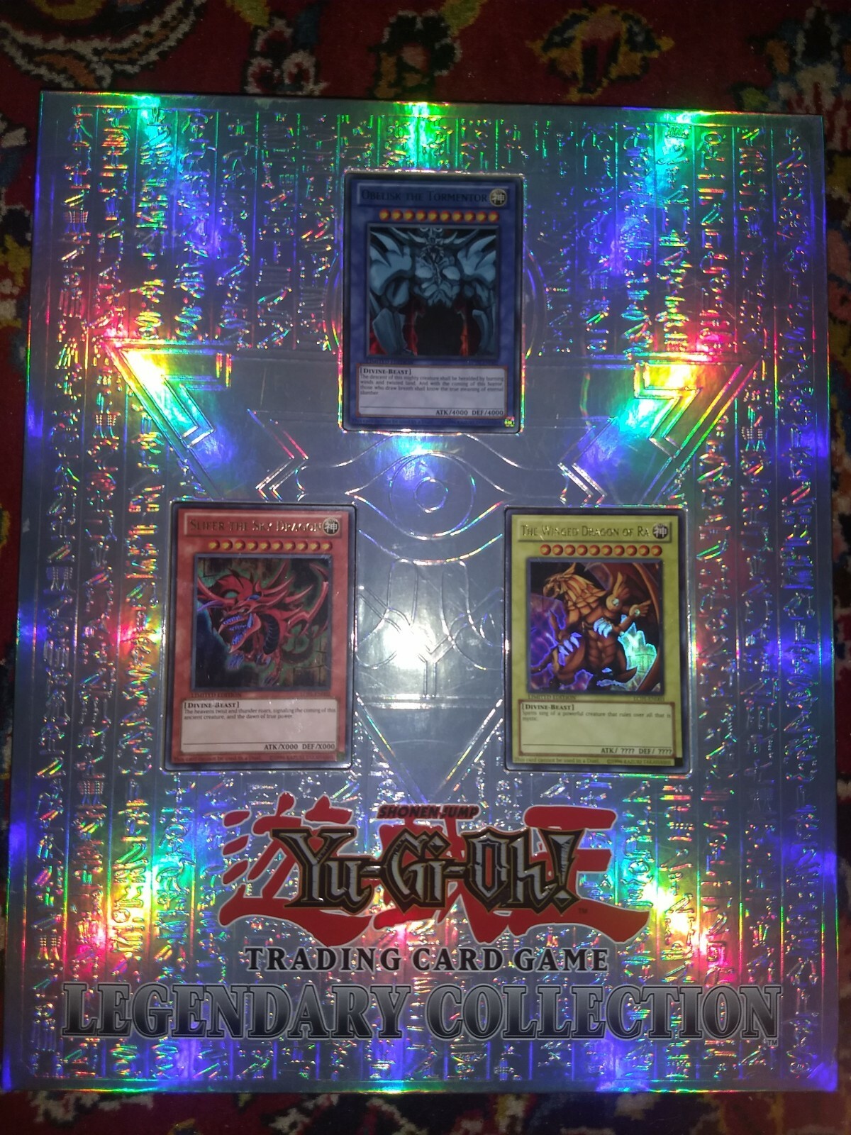 Yu-gi-oh Legendary Collection Binder, Three God Cards LC01-001 LC01-002 ...