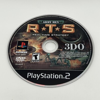 Army Men RTS (Sony PlayStation 2, 2002) Disc Only Tested! 790561524915 ...