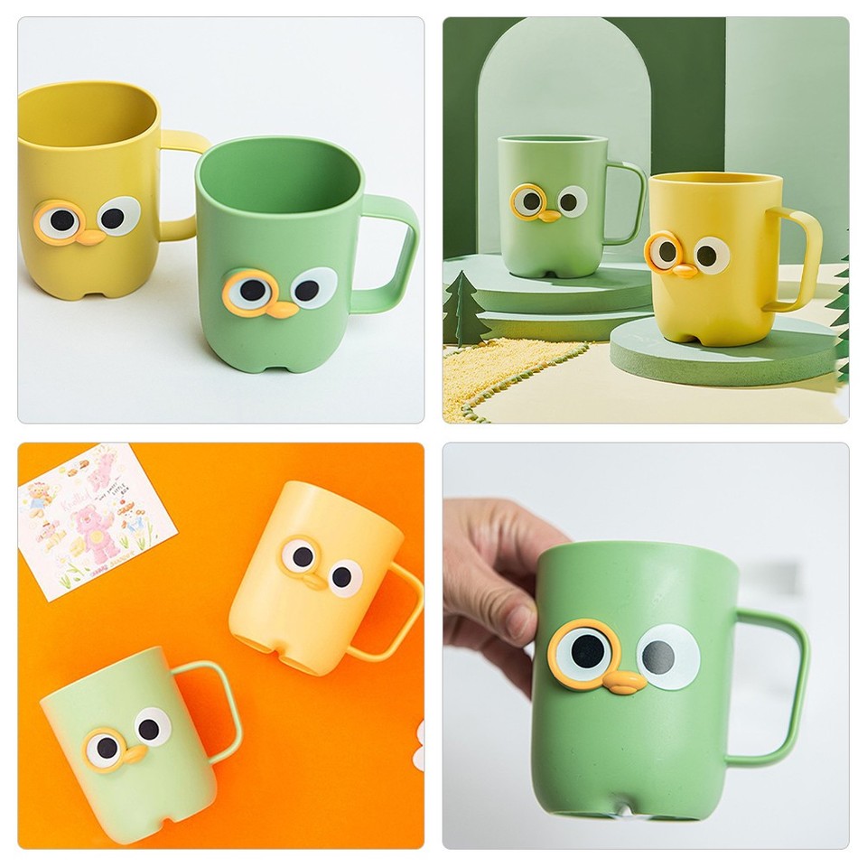 2pcs Tooth Brushing Cups Multi-purpose Storage Cup Bathroom Toothbrush ...