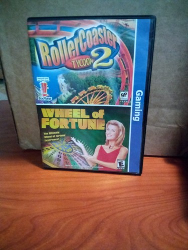 ATARI Roller Coaster Tycoon 2 from SixFlags + Wheel of Fortune Combo PC ...
