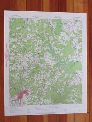 Mansfield Louisiana 1958 Original Vintage USGS Topo Map | eBay