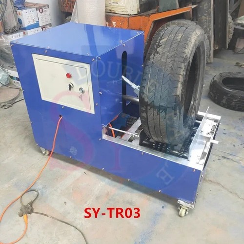 Scrap Car Tire Double Sidewall Cutting Machine/scrap Tire Bead Cutting ...