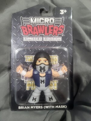 Brian Myers With Mask Limited Edition Micro Brawler New In Package | eBay
