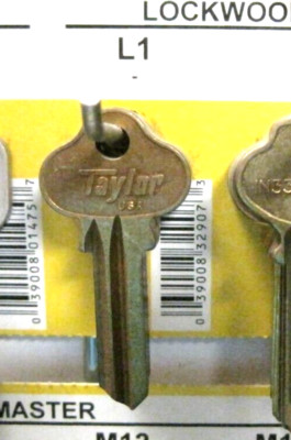 Nine Lockwood Taylor L1 Key Blanks Fits Various Products | eBay