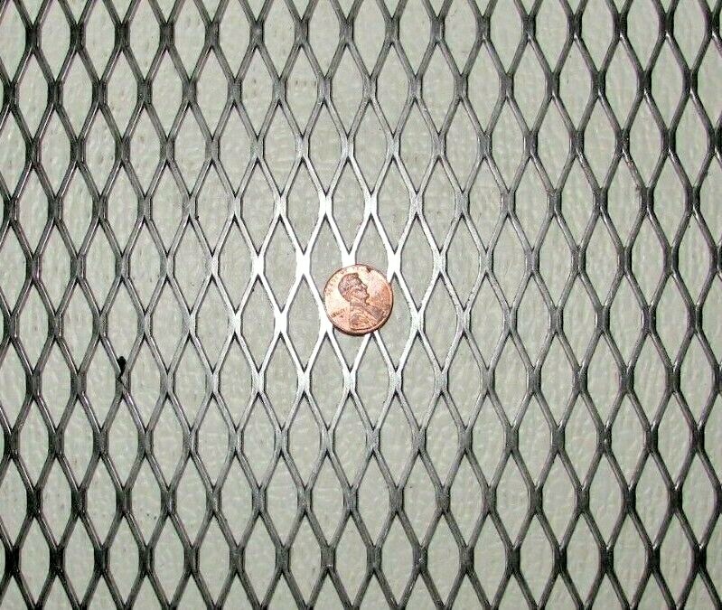 1/2#16 FLATTENED EXPANDED METAL 304 STAINLESS STEEL ---12" X 12" | eBay