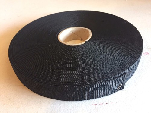 1 Inch Polypropylene Webbing Heavy Weight Black 1" Strap | eBay
