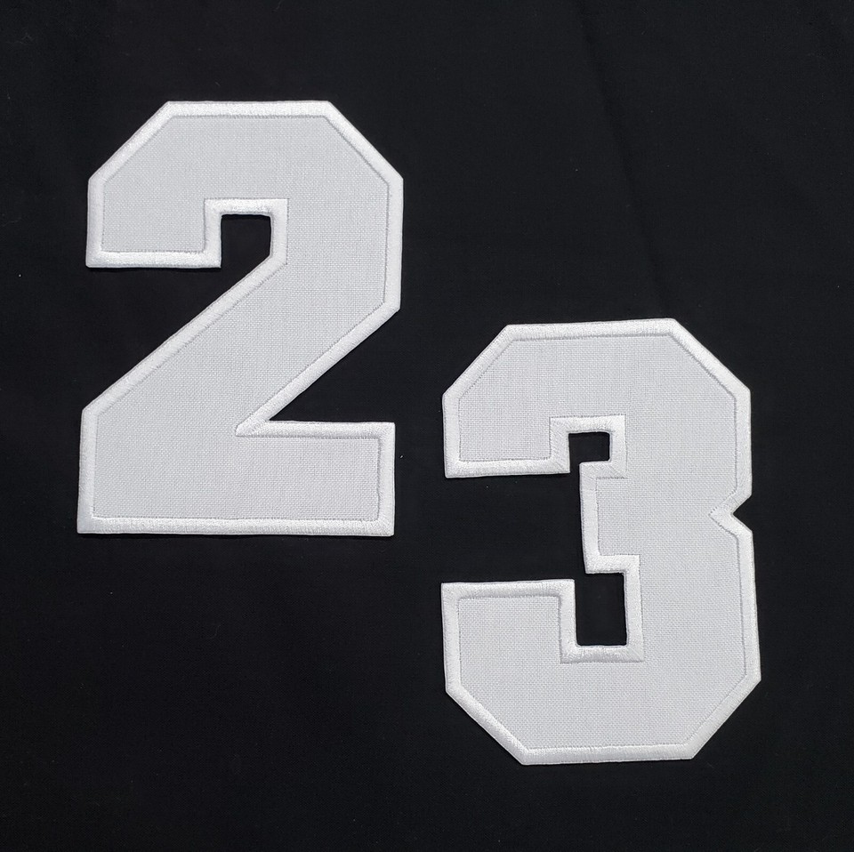 Numbers College Varsity Letterman Embroidered Iron On Patch Customize ...