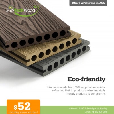 COMPOSITE ECO-DECKING BOARDS 5.4M LONG | eBay