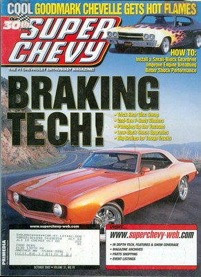 2002 Super Chevy Magazine: Braking Tech/Goodmark Chevelle/Small-Block ...