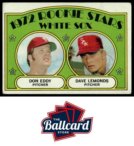 1972 Topps #413 White Sox 1972 Rookie Stars (Don Eddy / Dave Lemonds ...