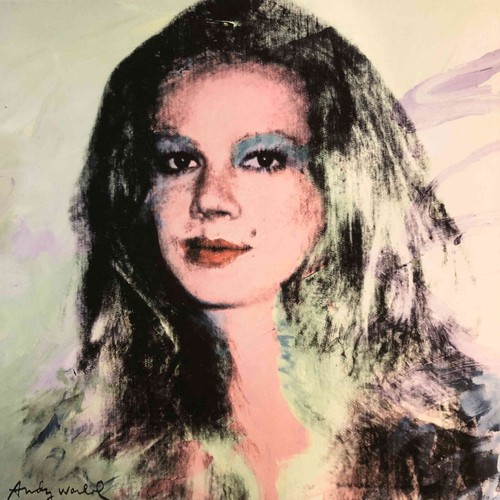 Andy Warhol Lithography off set cm 60x60 Signing on plate with ...