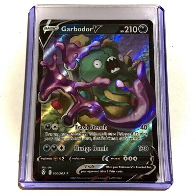 Garbodor V 100/203 Pokemon TCG Evolving Skies Ultra Rare Near Mint | eBay