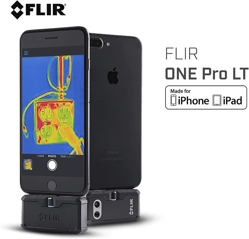 FLIR One Pro LT Pro-Grade Thermal Camera for Smartphones IOS Lightning ...