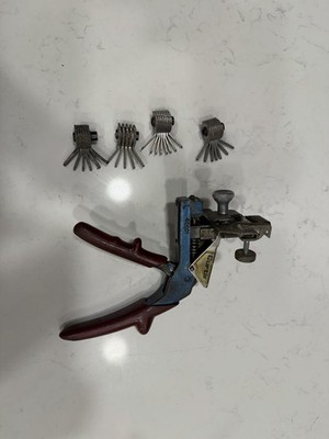 Curtis Industries Model 15 L40001 Manual Hand Held Key Code Cutter W/ 4 Cams | eBay