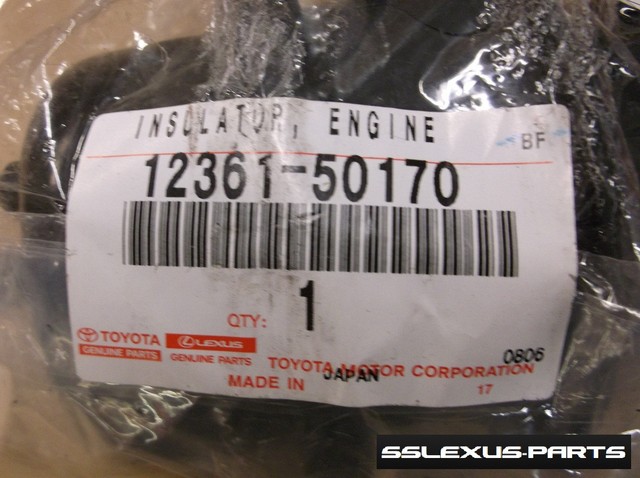 12361-50170 Toyota Insulator Engine Mounting Front 1236150170 Genuine ...