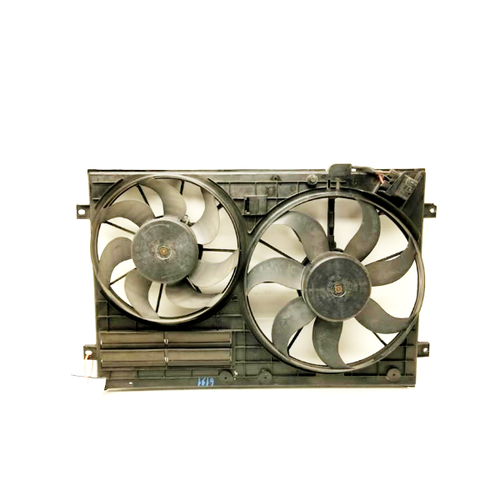 AUDI VW TT A3 GLI GTI TIGUAN CC RADIATOR COOLING FAN ASSEMBLY DUAL FAN ...