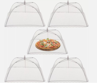 5PCS Collapsible Food Covers Nets Mesh Insect Fly Protector Kitchen ...