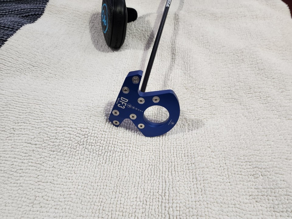 LAB Golf DF3 Blue Putter 35” GraphiteShaft PressPistol 2° Grip W ...