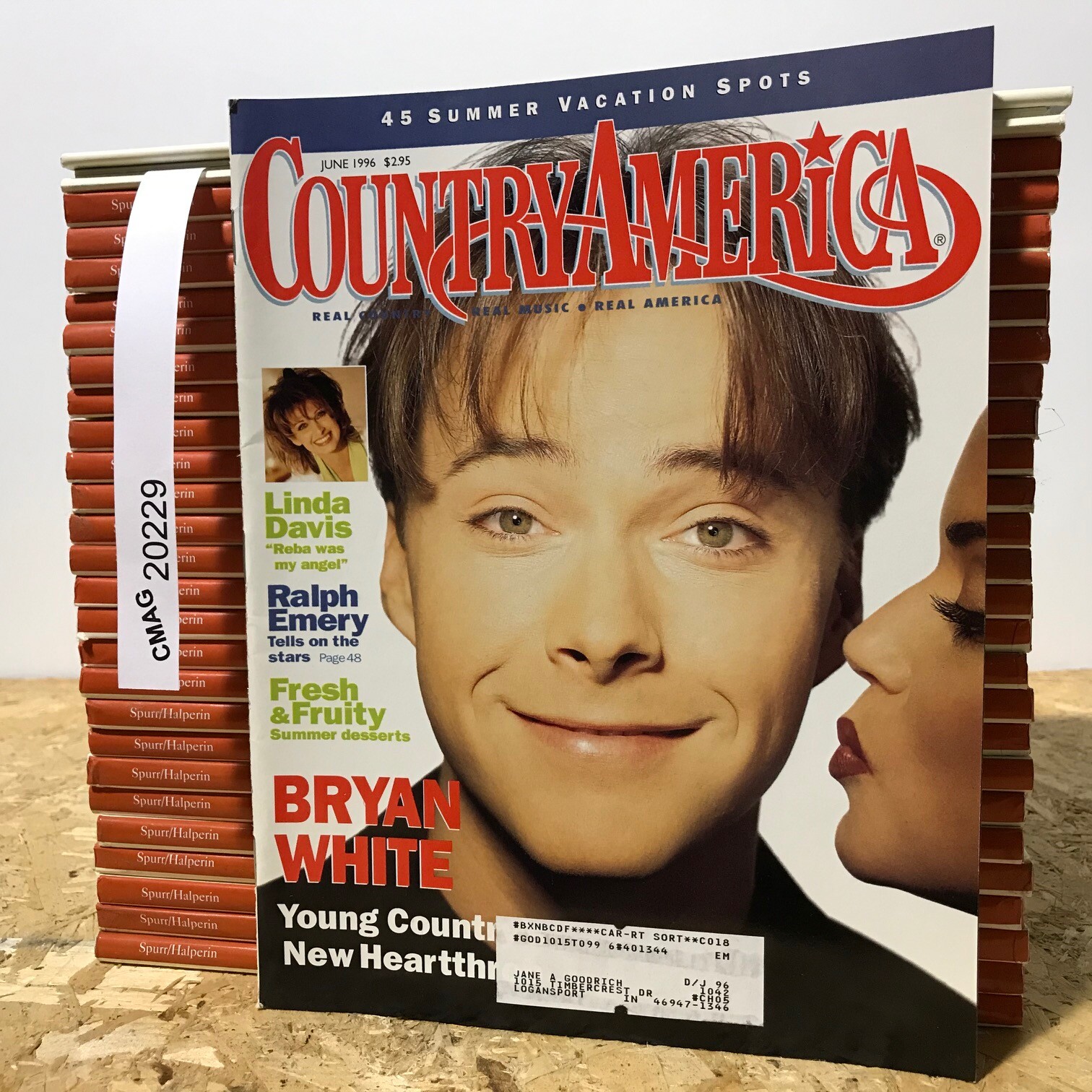 Bryan White Linda Davis Ralph Emery COUNTRY AMERICA MAGAZINE June 1996 ...