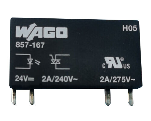 WAGO 857-167 24VDC Solid State Relays 4Pins 2A 240VAC 1PC | eBay