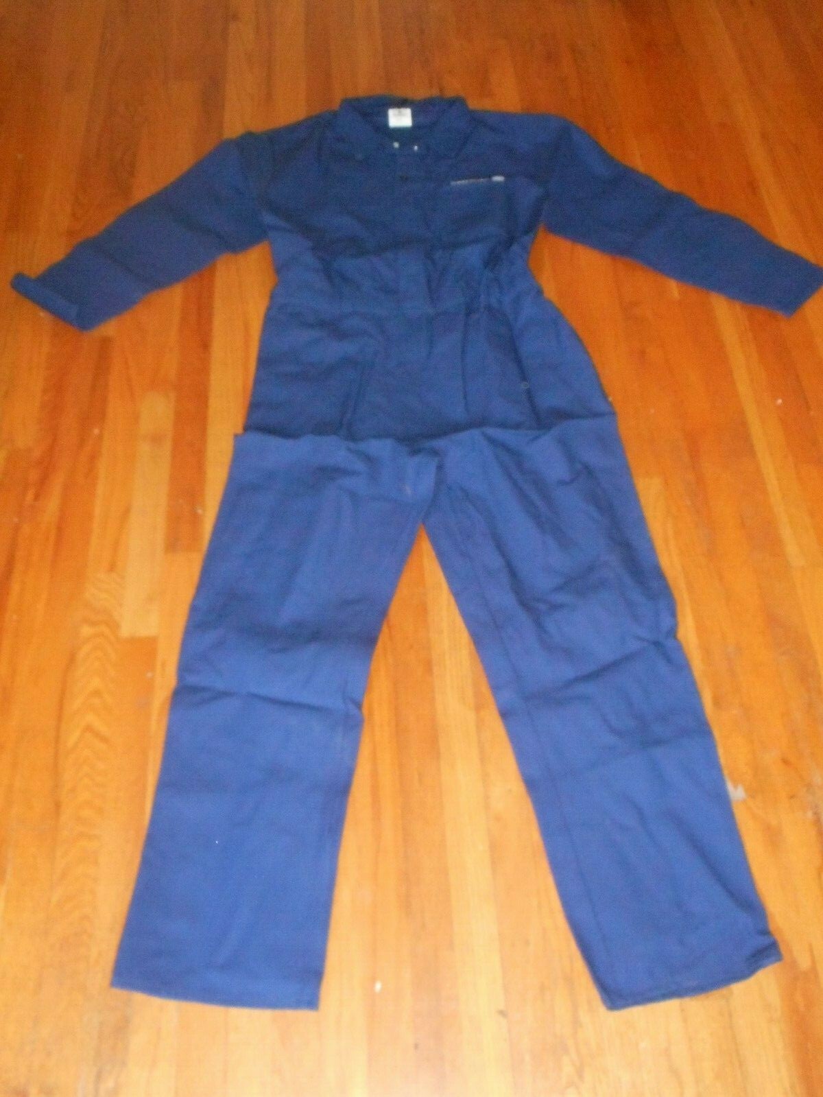 Mechanics Coveralls, Navy Blue, 3XXL-Long, 100% Heavyweight Cotton, VF ...