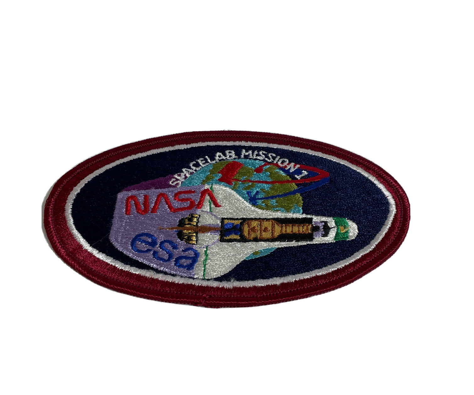VINTAGE NASA ESA SPACELAB MISSION 1 PATCH Approximately size 5.75” x 3 ...