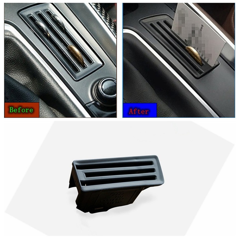 Piano Lacquer 8K1858323 LHD Center Console Coin Card Slot Holder For ...