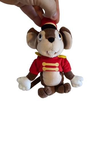 Disney Store Plush Timothy the Mouse Dumbo Bean Bag 6” Stuffed Animal ...