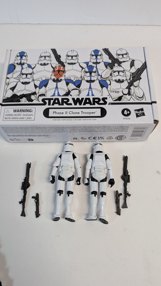 Star Wars The Vintage Collection Phase II Basic Clone Trooper Lot -4 ...