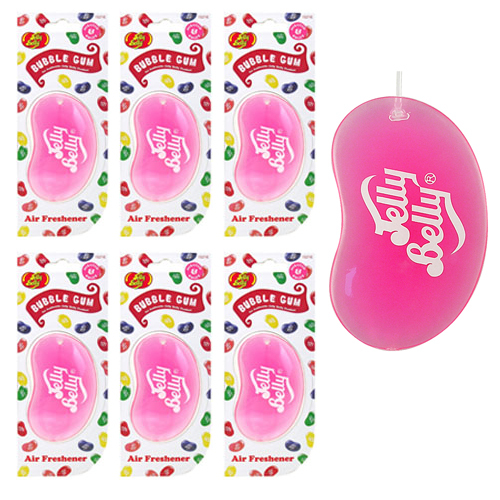 6 x Jelly Belly 3D Bean Sweets Scent Car Home Air Freshener Freshner ...