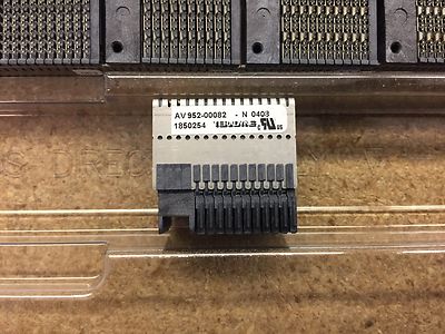 (1 PIECE) AV952-00082, TERADYNE, CONNECTOR DAUGHTER 8 X 10 2.MM VHDM ...