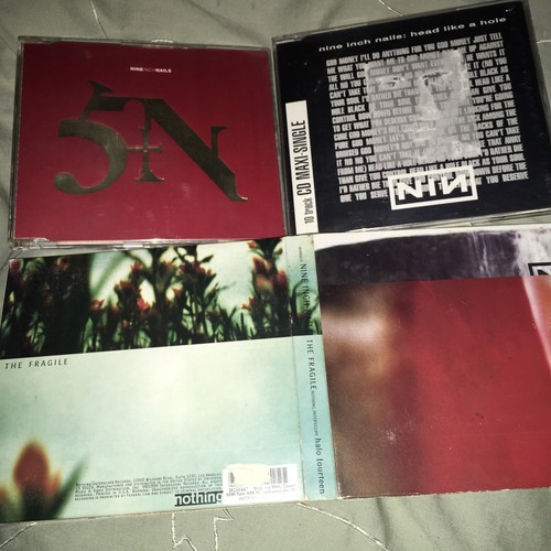 Nine Inch Nails CD LOT Fragile 2 Discs + Head Like A Hole Maxi + Sin ...