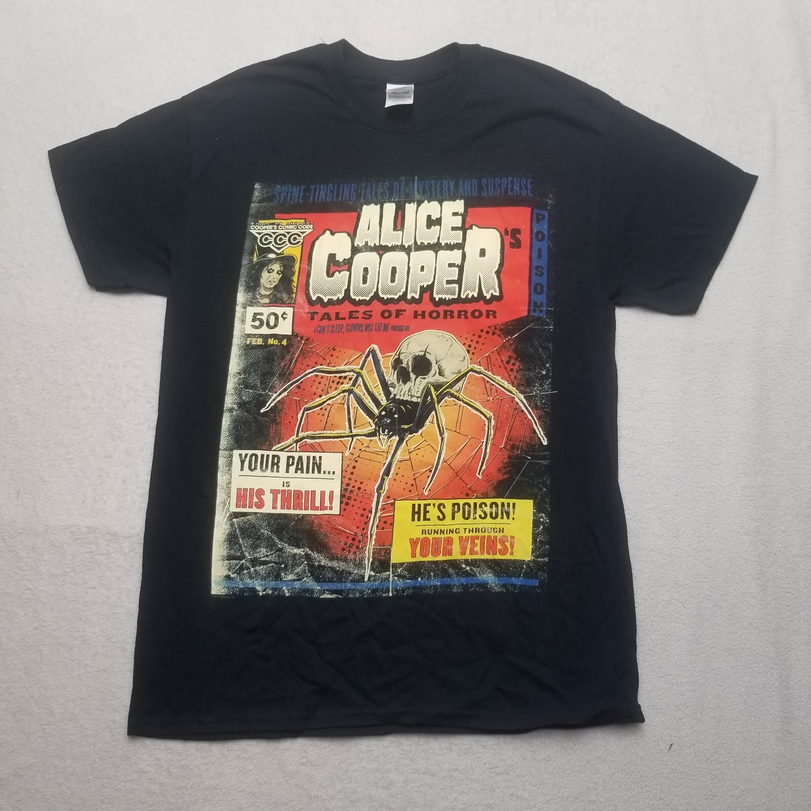 2016 Alice Cooper World Tour T Shirt size medium Loca… - Gem