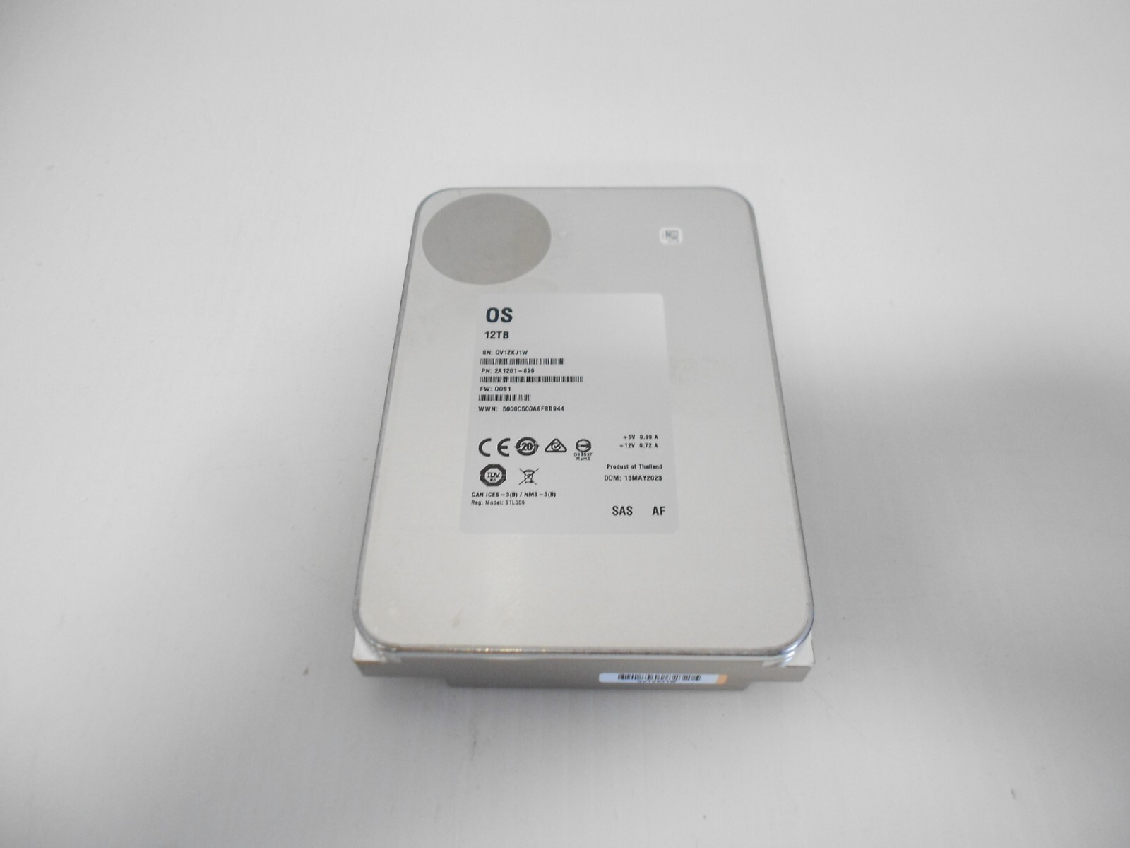 NEW Seagate OS 12TB SAS 12G 12gbps 3.5'' Server Storage JBOD Hard Drive ...