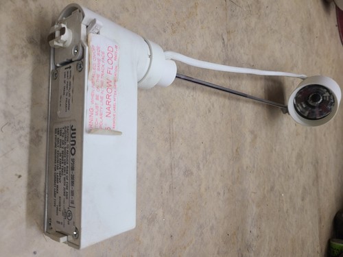 White Juno Trac-Master Lighting White 24in Adjustable Height 120V | eBay