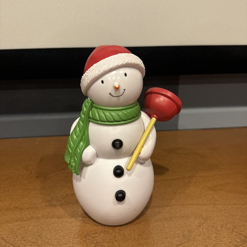 Hallmark Animated Singing Talking Jolly In The John Snowman Bathroom ...